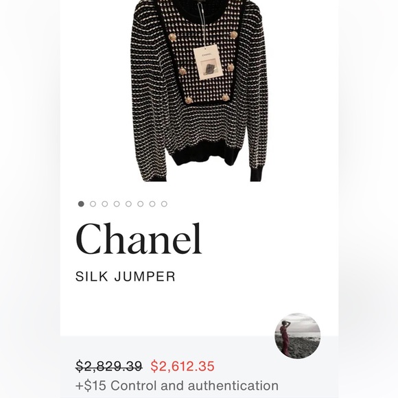 CHANEL | Sweaters | Chanel Silk Jumper Sweater | Poshmark